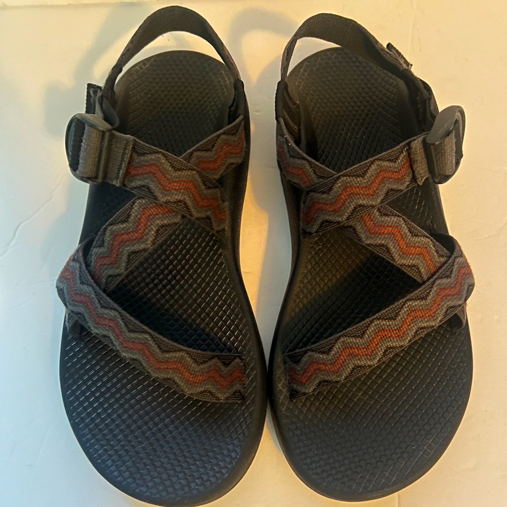 Chaco Vibram Z/1 Unaweep Red Black Sandal Mens Size 9 - Gem